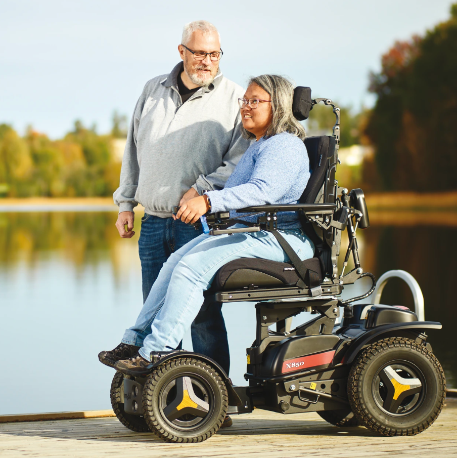 All-New Permobil X850 Corpus All-Terrain Wheelchair – Beyond Mobility.