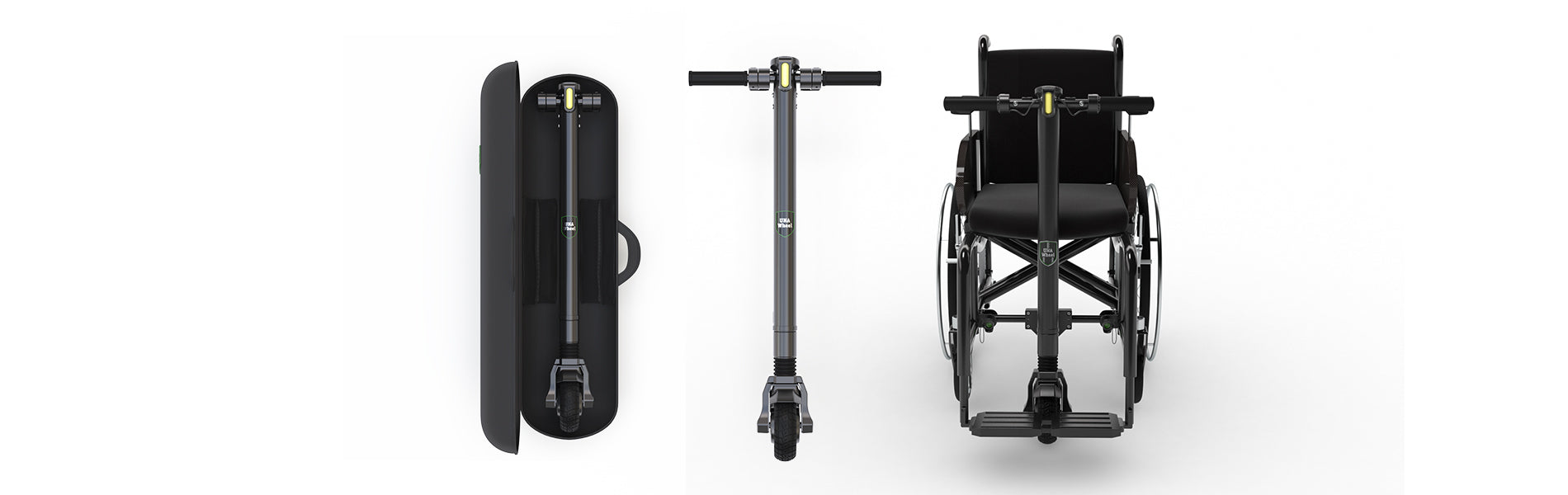 UNAwheel Mini | Lightest wheelchair power add-on – Beyond Mobility.