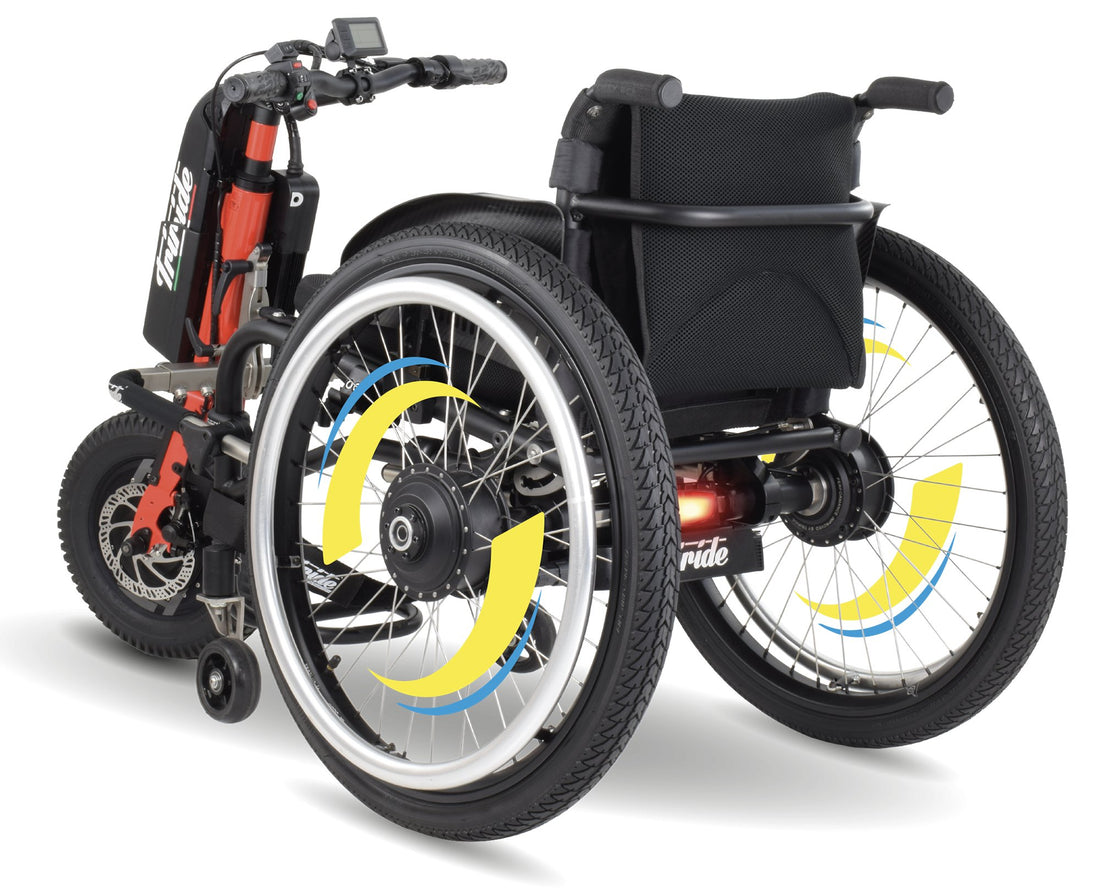 Triride MTW Trekking | Wheelchair Power Add-On – Beyond Mobility.